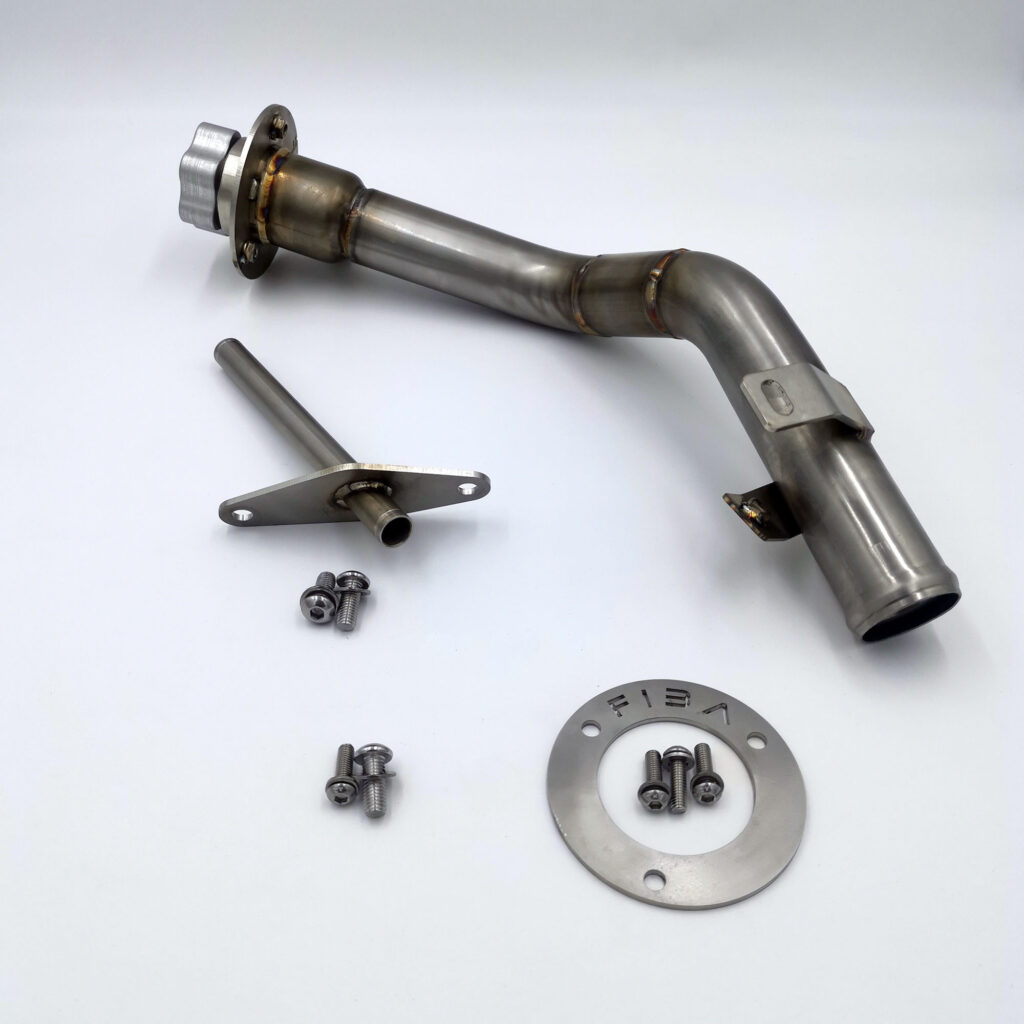 1G AWD Stainless Steel Fuel Filler Neck - FIBA Motorsport